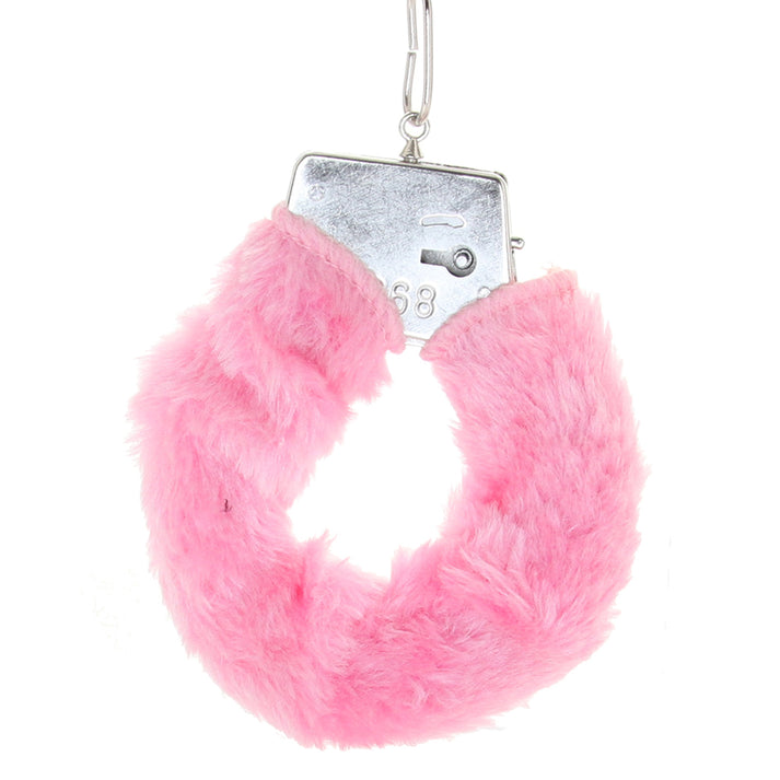 Playful Furry Cuffs with Keys in Pink – PinkCherry