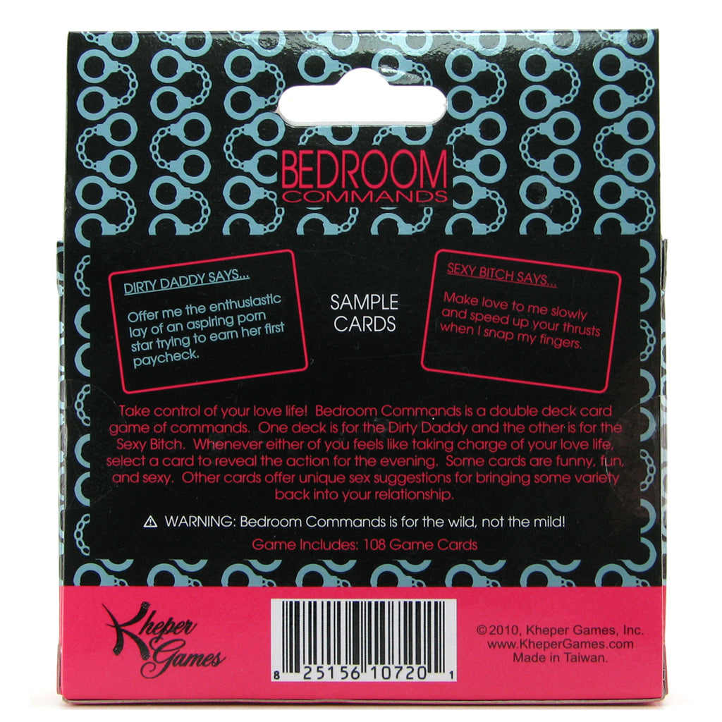 Bedroom Commands Game – PinkCherry