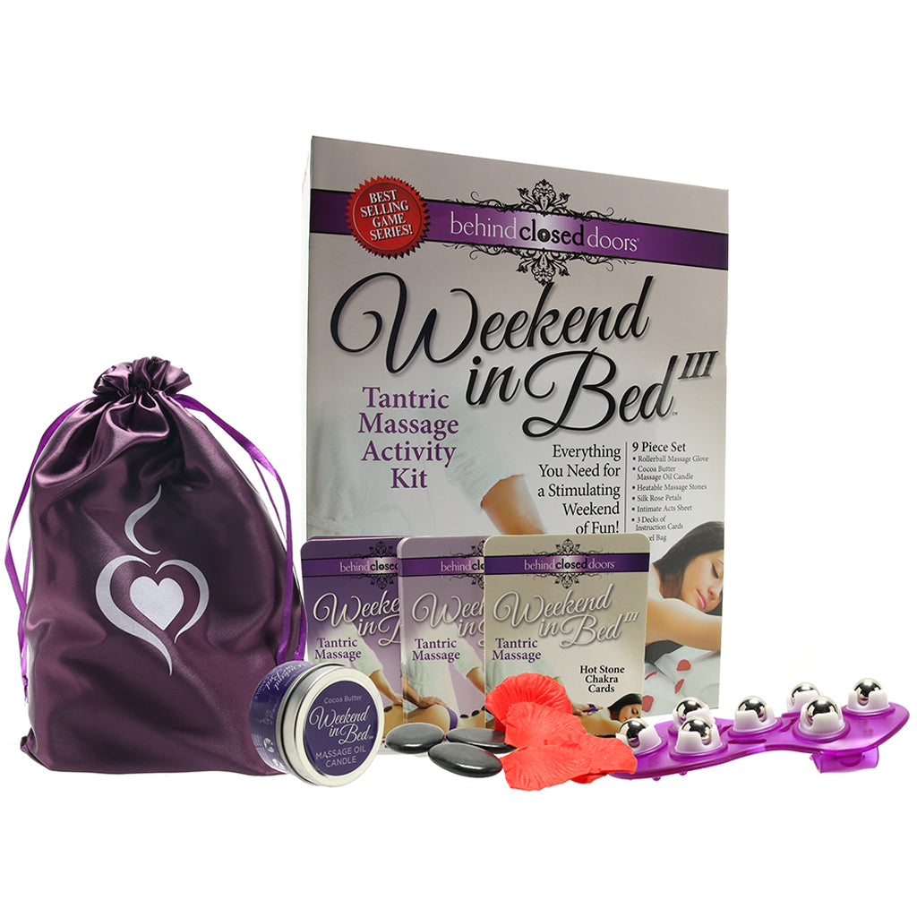 Weekend in Bed 3 Tantric Massage Activity Kit – PinkCherry
