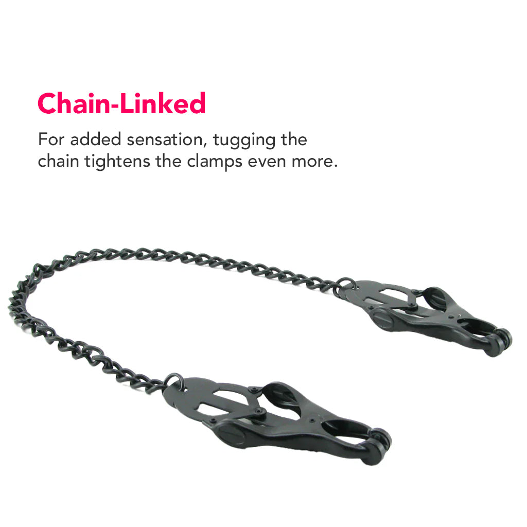 Master Series Monarch Noir Chained Clover Clamps – PinkCherry