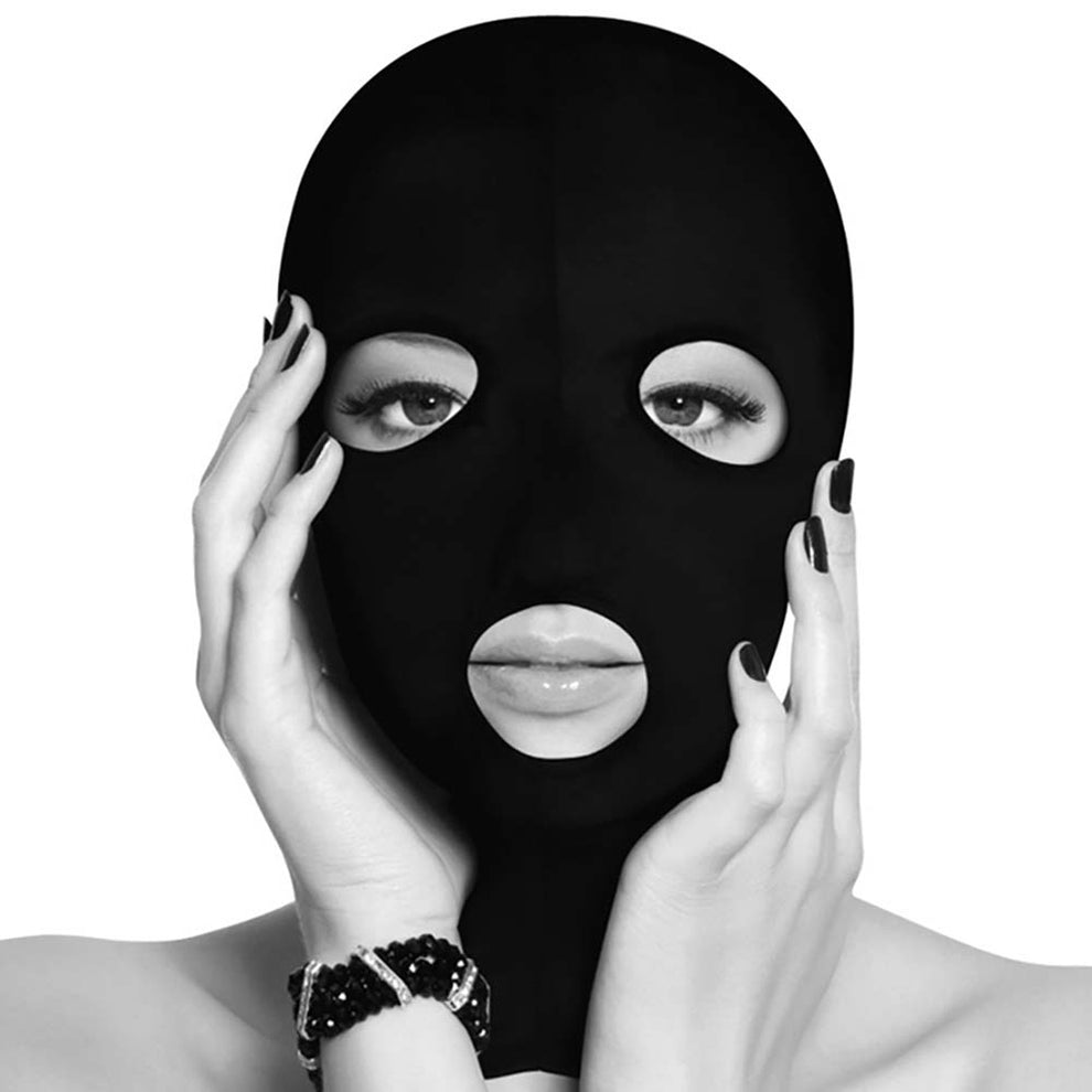 Black & White Open Mouth And Eye Subversion Mask – PinkCherry