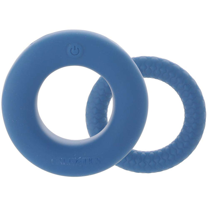 Link Up Optimum Vibrating Ring Set in Blue – PinkCherry