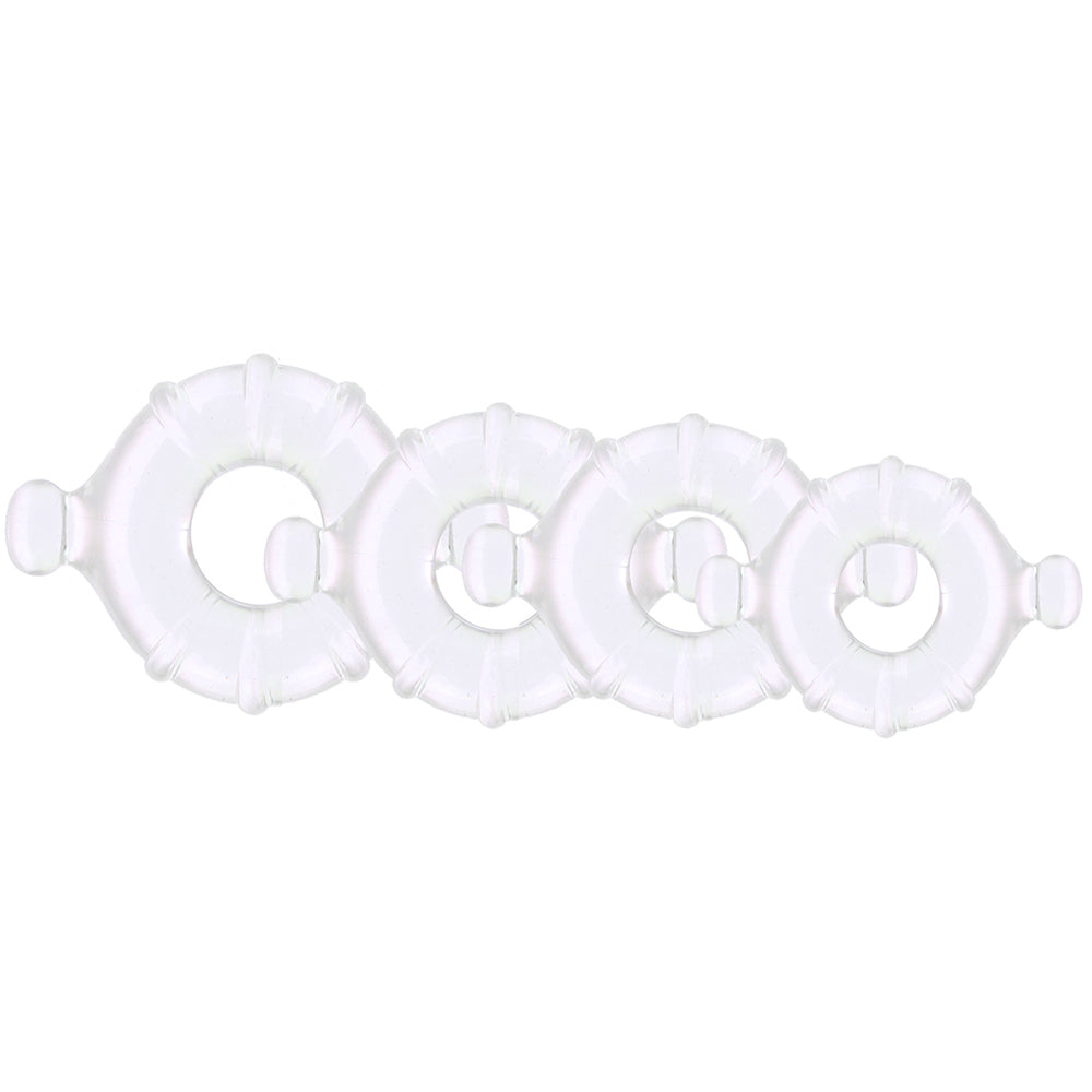 Renegade Vitality Cock Ring 4 Pack in Clear – PinkCherry