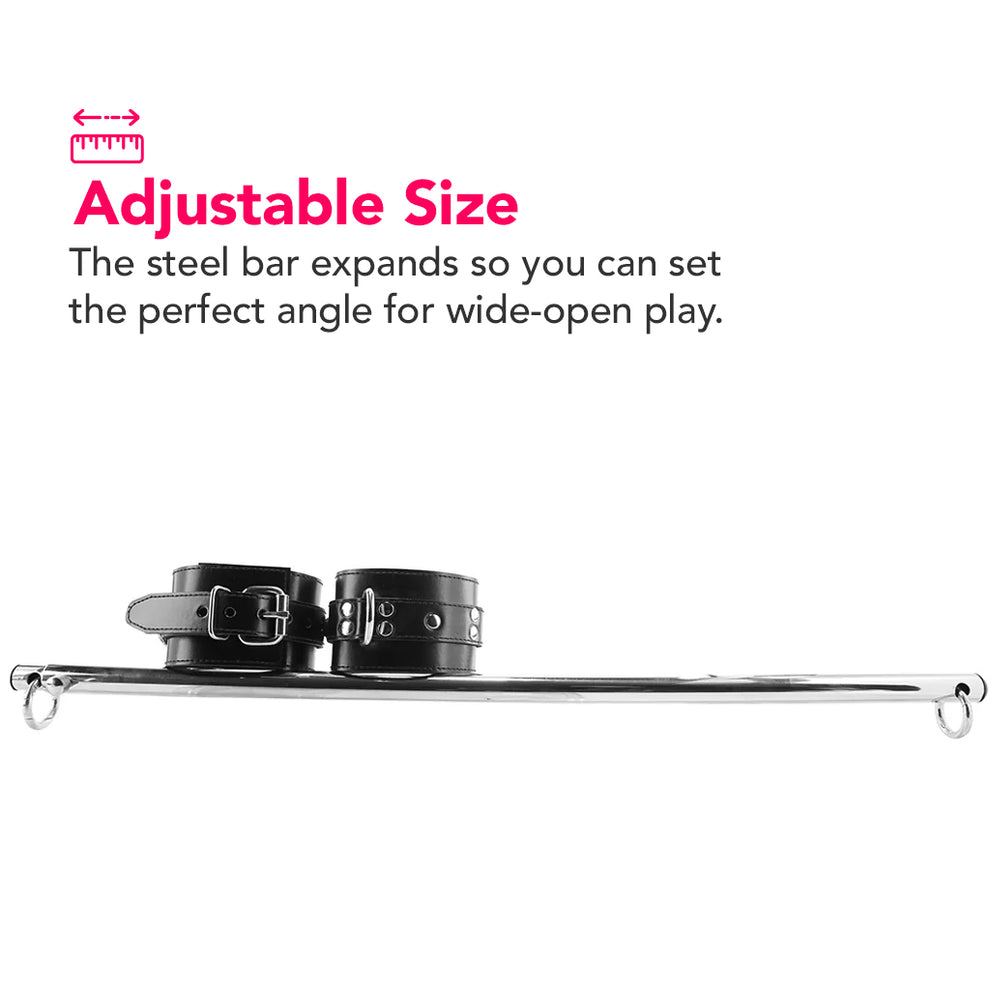 Adjustable Leg Spreader Bar in Black – PinkCherry