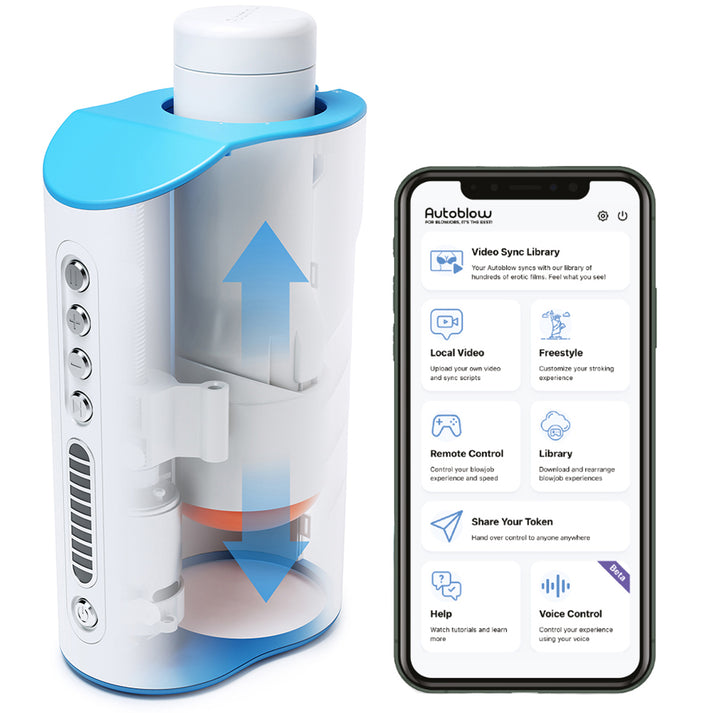 Autoblow AI Ultra Blowjob Machine with Video Sync – PinkCherry